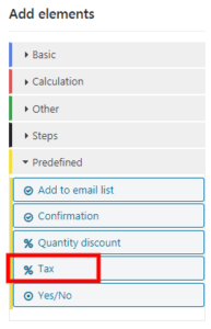 Tax Example – ez Form Calculator - WordPress Forms Plugin